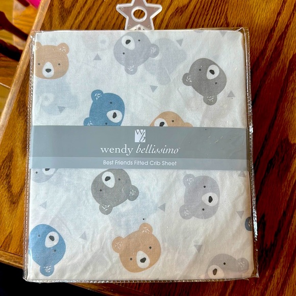 Wendy Bellissimo | Bedding | Wendy Bellissimo Fitted Crib Sheet | Poshmark